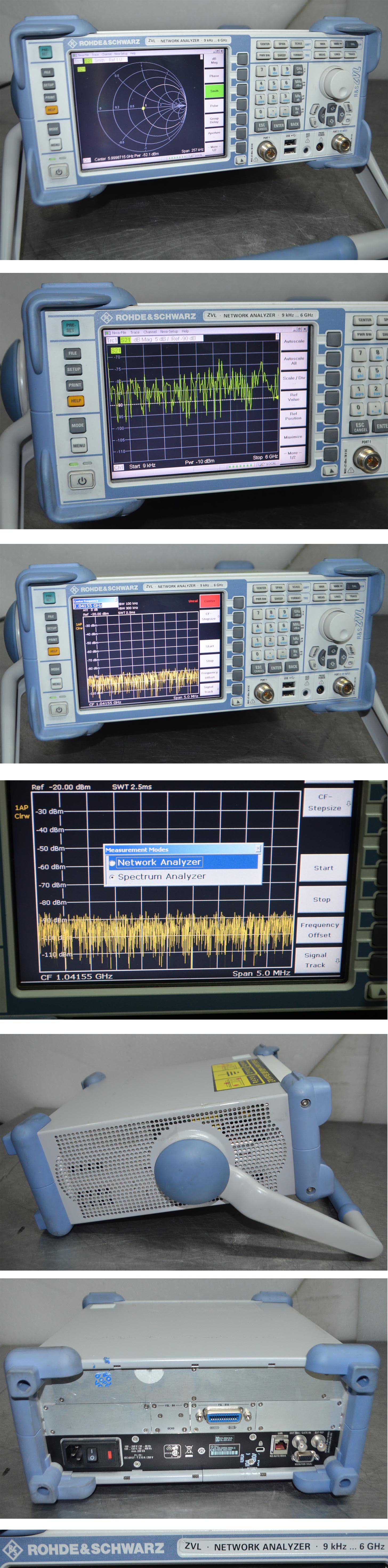 소리전자 - Rohde & Schwarz ZVL Network & ectrum Alyzer 9kHz-6Gh