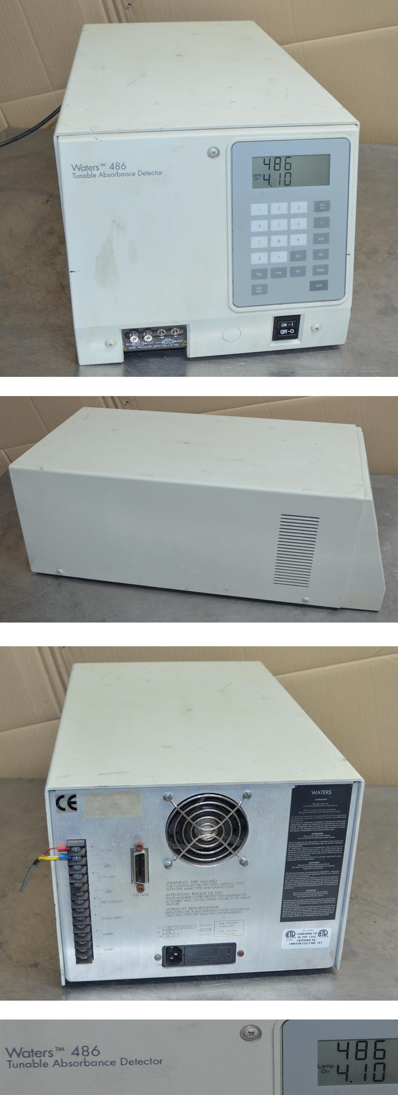 소리전자 - Waters 486 Tunable Absorbance Detector