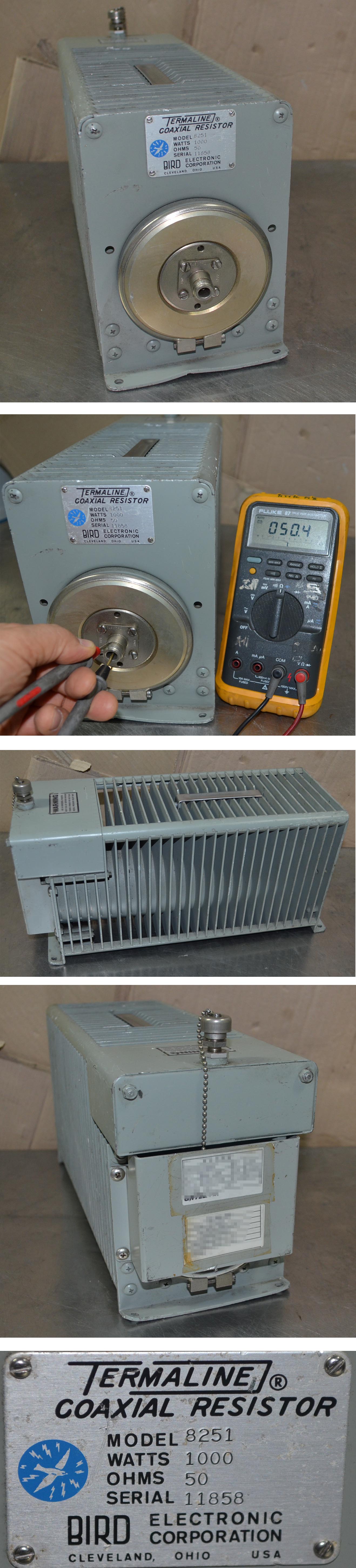 소리전자 - BIRD Termaline Coaxial Resistor model 8251 & 8201 2종