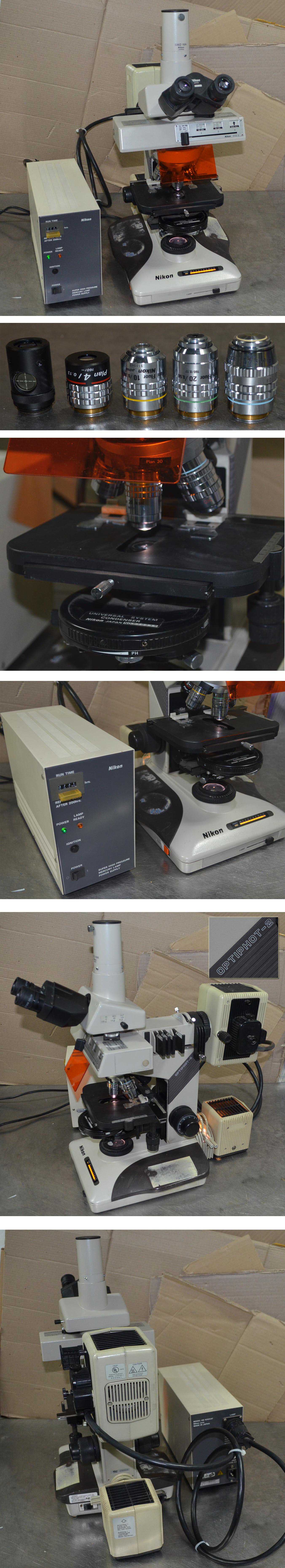 소리전자 - ★★★ 정립 형광/위상차 현미경 Nikon OPTIPHOT-2 Fluorescence Microscope