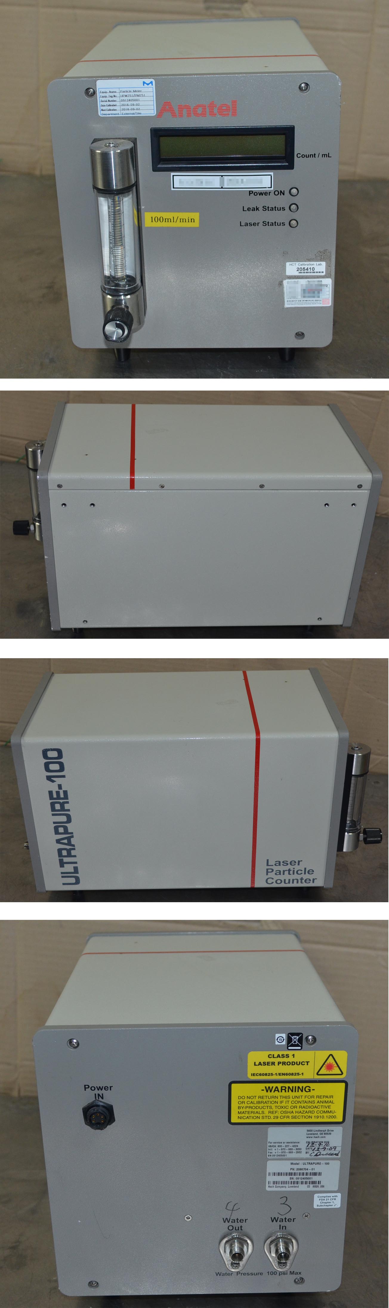 소리전자 - ★★★ Anatel ULTRAPURE-100 Laser Particle Counter