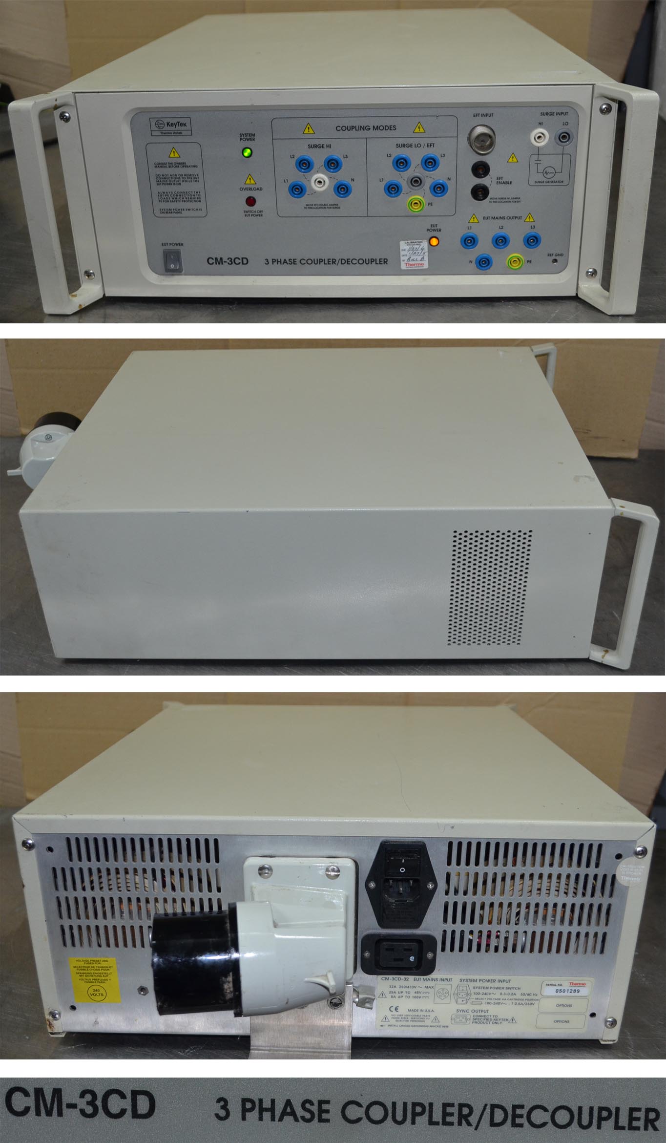 소리전자 - ★★★ KeyTek EMCPRO PLUS EMC Immunity Test System & CM-3CD 3 Phase ...