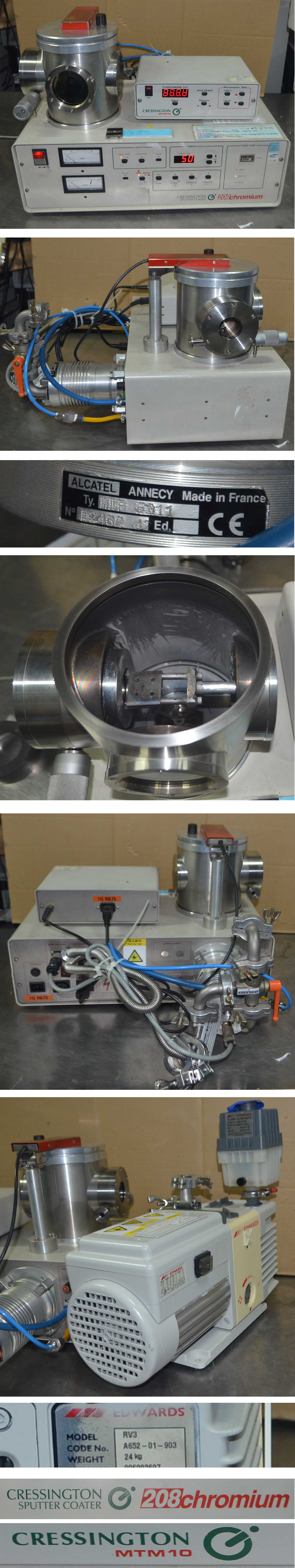 소리전자 - ★★★ 반도체 코팅장비 Cressington Sputter Coater 208 Chromium