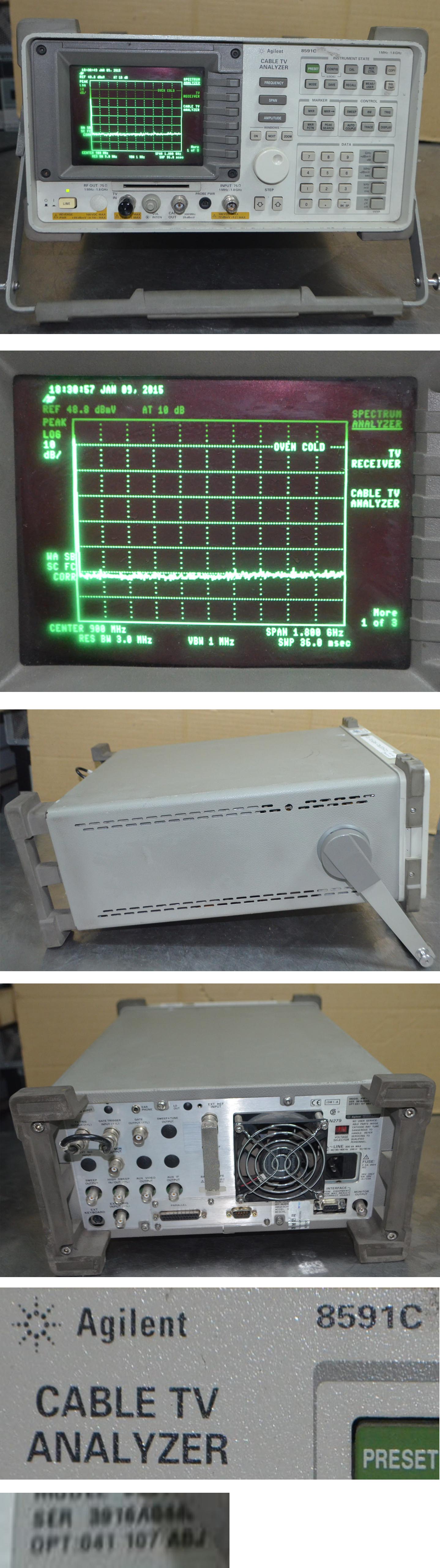 Agilent 8591C Cable TV Spectrum Analyzer Options 041 107 ★★★ - 계측기-장터 ...
