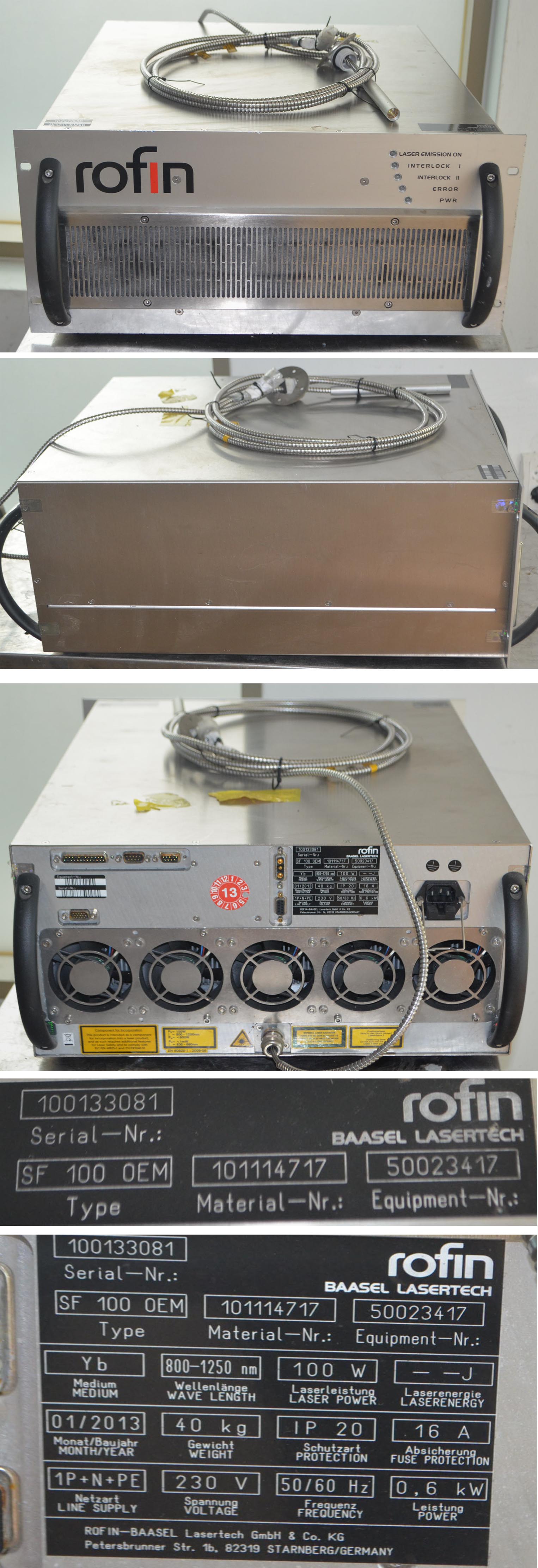 Rofin StarFiber 100 ★★★ - 계측기-장터 - 소리전자