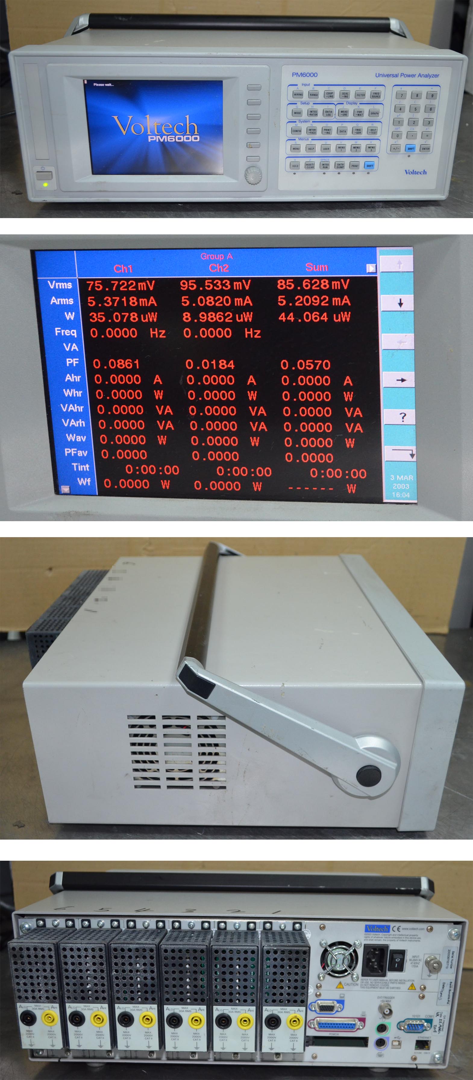 소리전자 - ★★★ VOLTECH PM6000 UNIVERSAL POWER ANALYZER