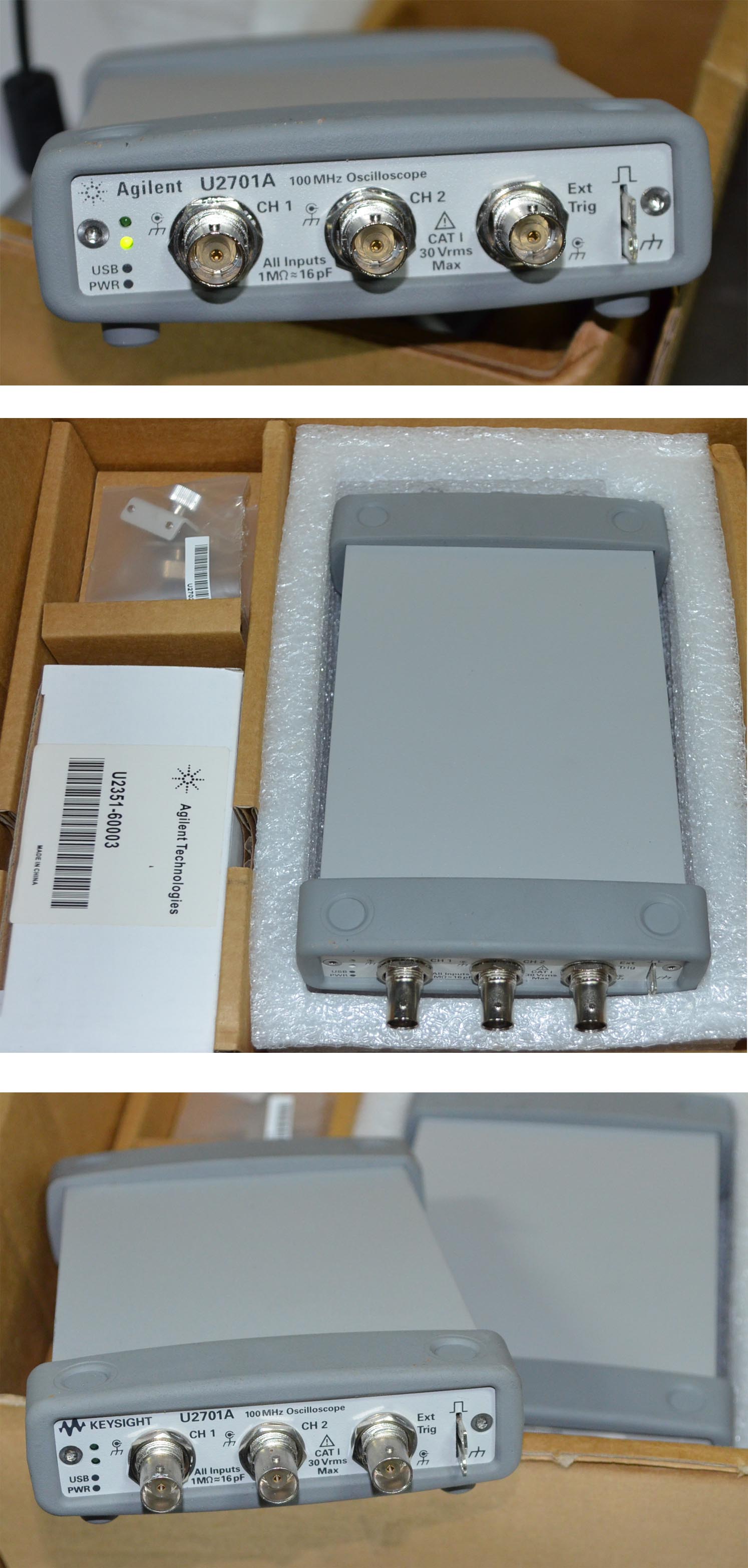 소리전자 - ★★★ Keysight U2701A USB Modular Oscilloscope