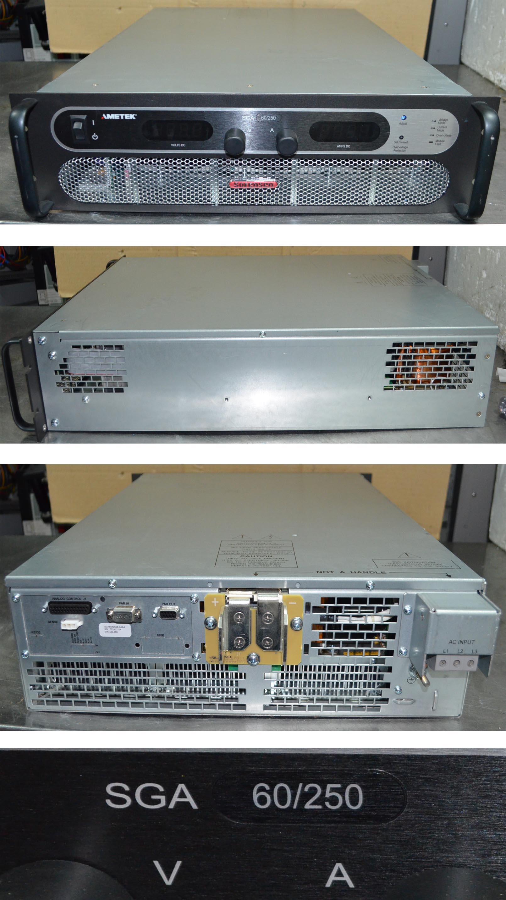 소리전자 - ★★★ AMETEK DC Power Supply SGA 60V , 250A