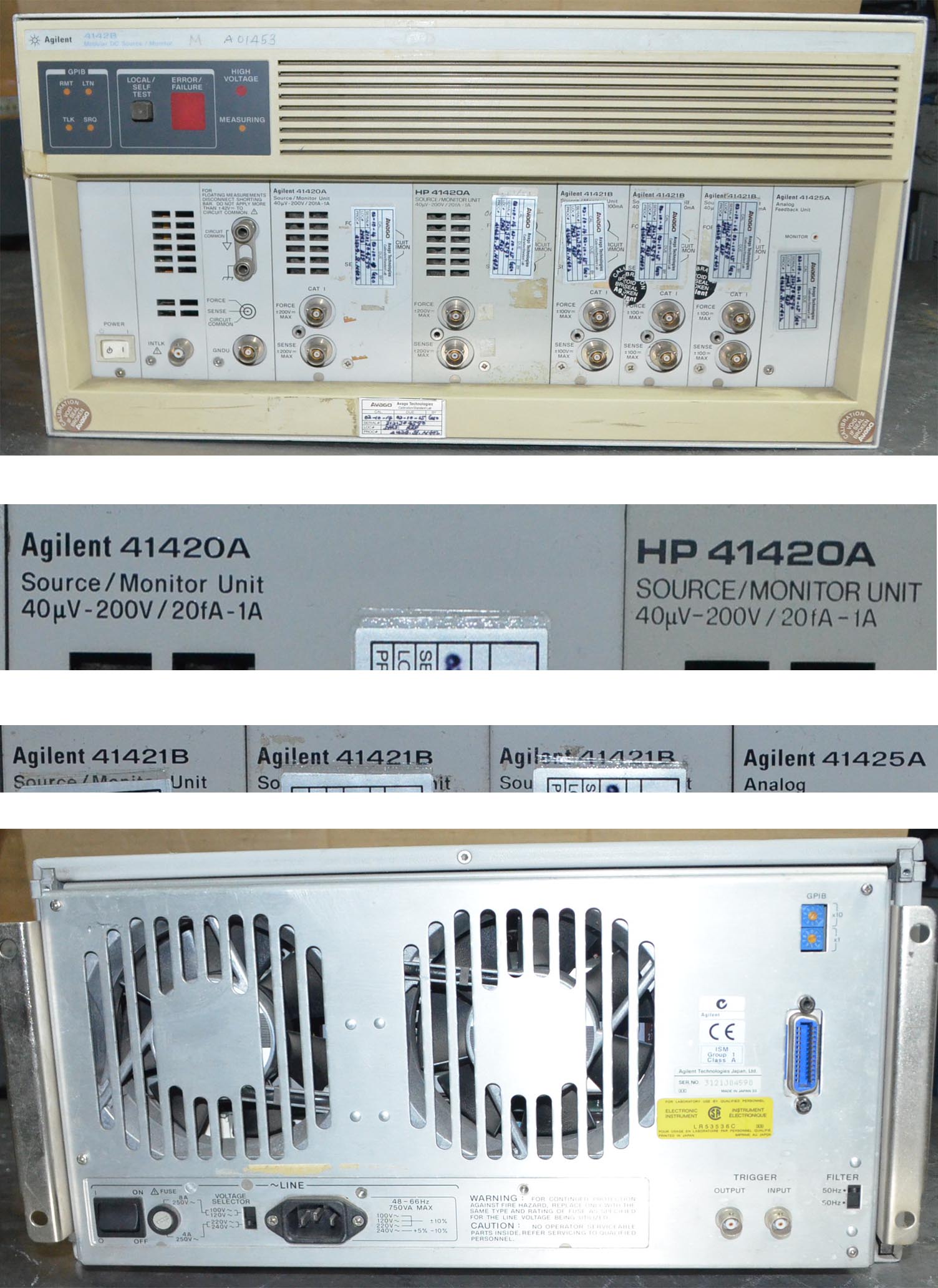 소리전자 - ★★★ 14대 Agilent 4142B Modular DC Source