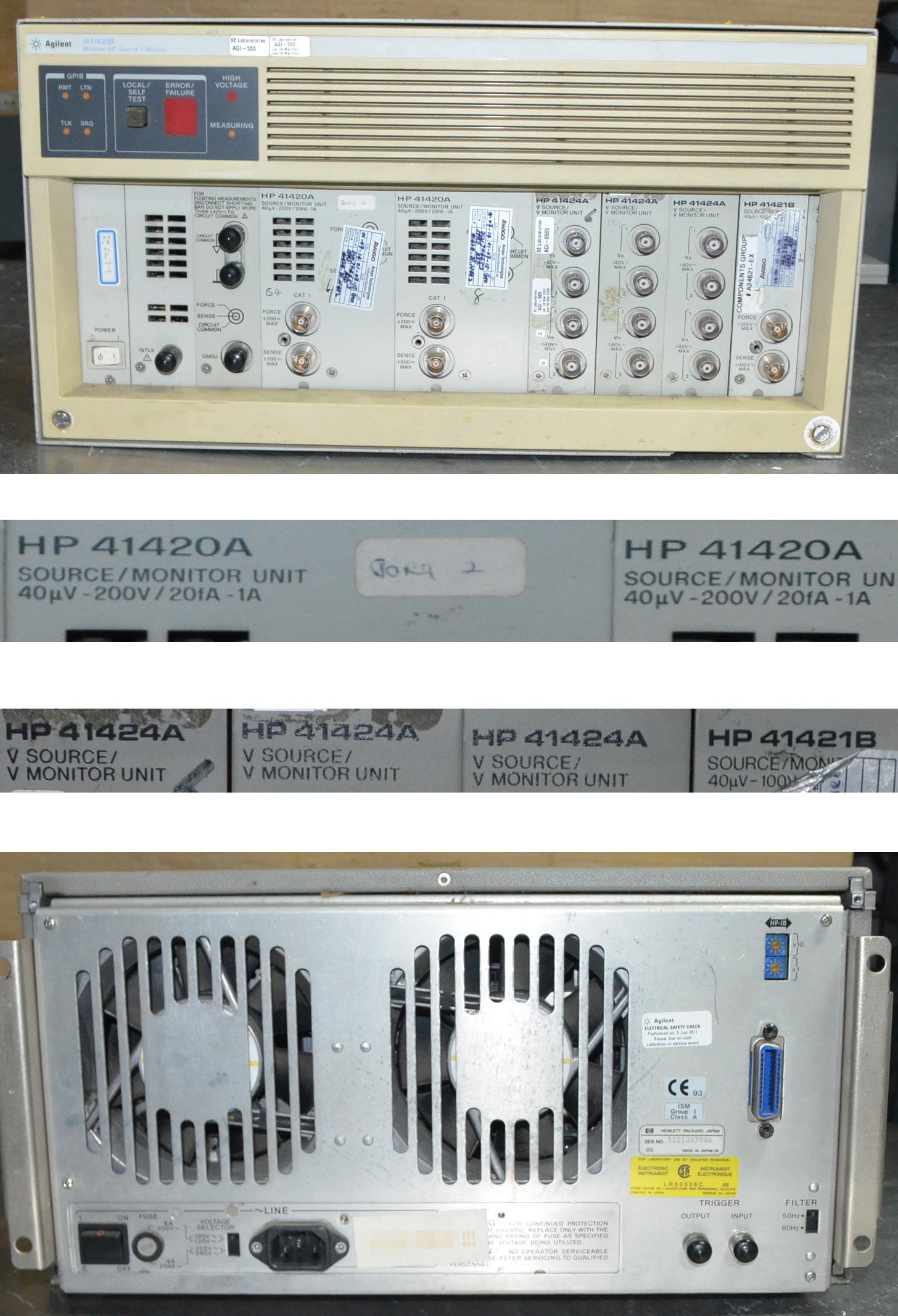 소리전자 - ★★★ 14대 Agilent 4142B Modular DC Source