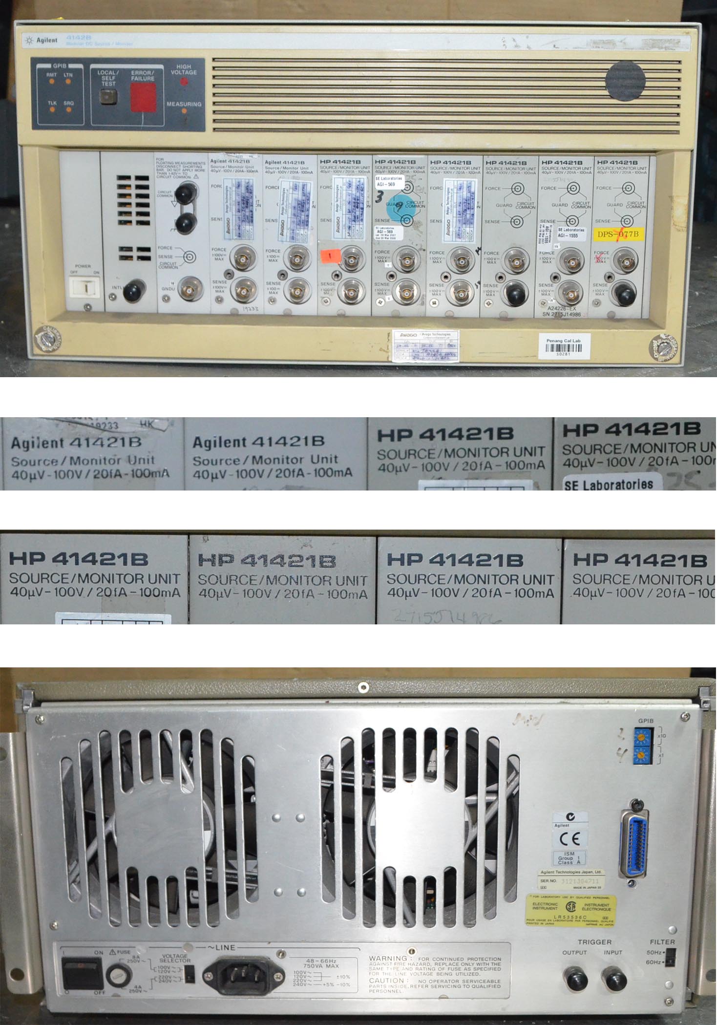 소리전자 - ★★★ 14대 Agilent 4142B Modular DC Source