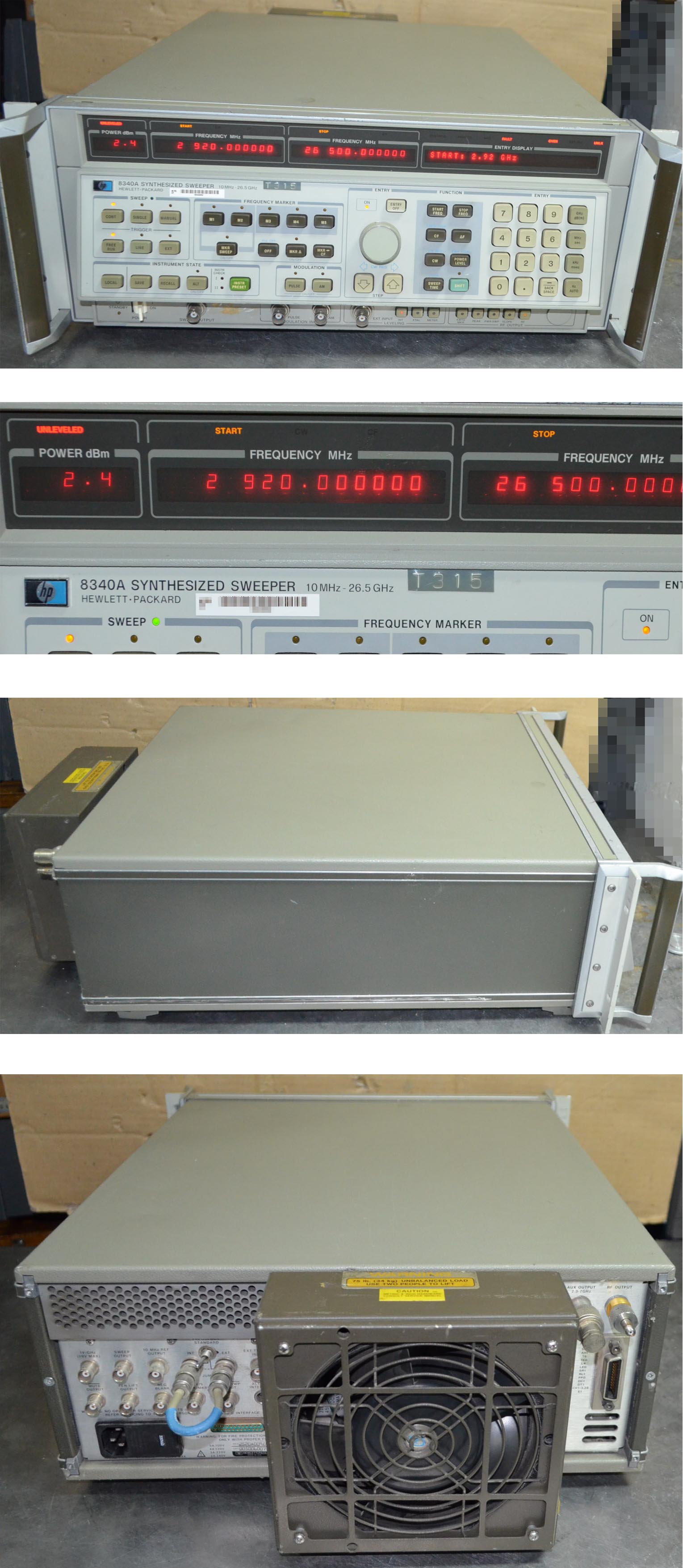 소리전자 - ★★★ HP 8340A Synthesized Sweeper Signal Generator 10 MHz-26.5 ...