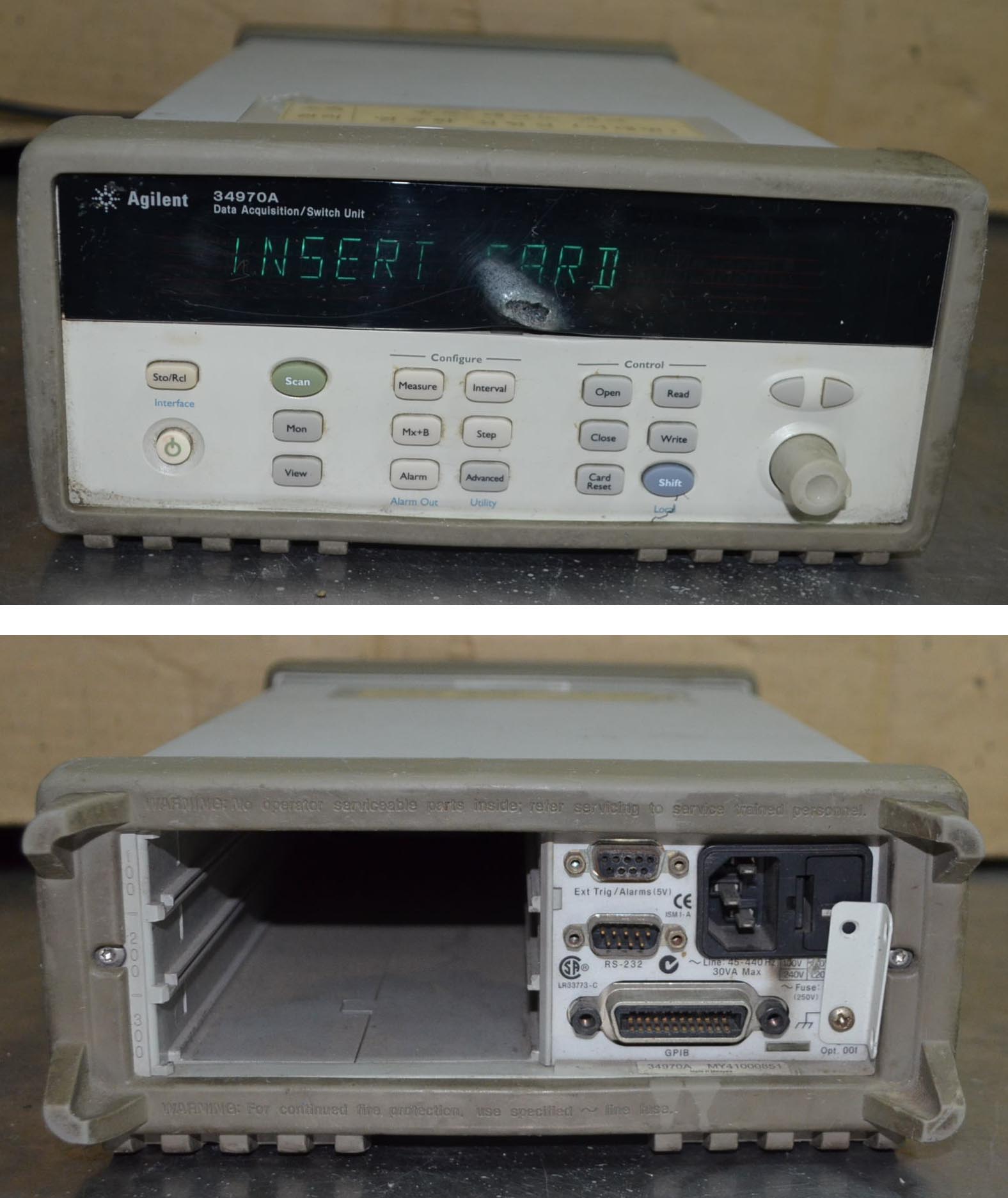 소리전자 - ★★★ 2대 Agilent 34970A Data Acquisition
