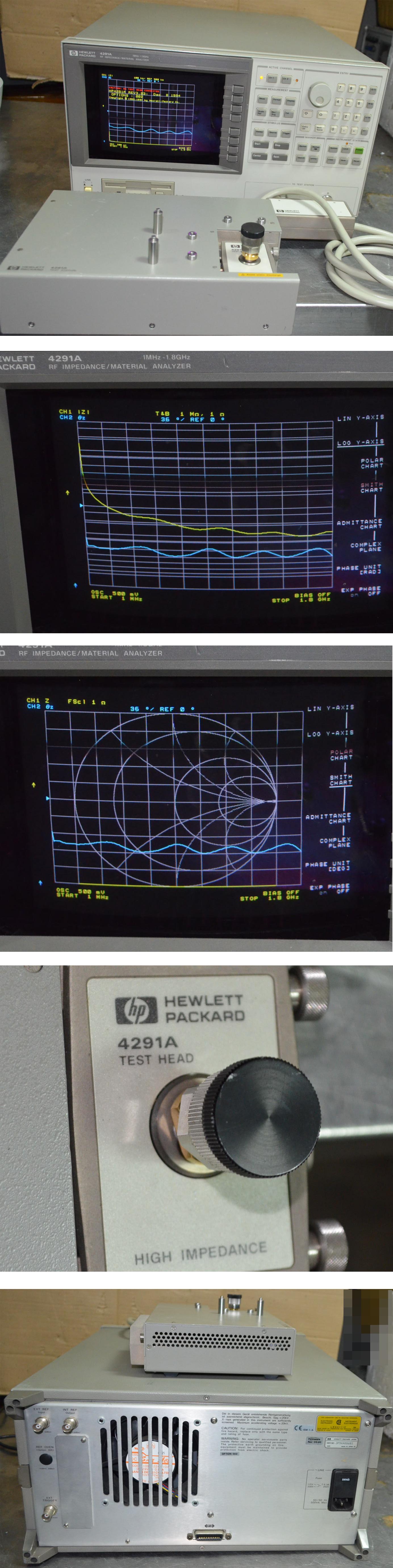 HP 4291A Impedance Analyzer 1MHz to 1.8GHz ★★★ - 계측기-장터 - 소리전자