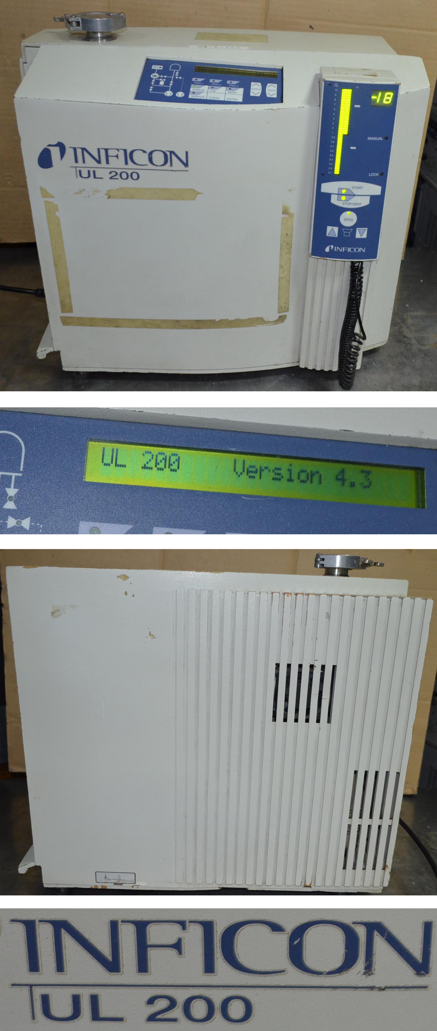 소리전자 - ★★★ INFICON UL200 Helium Leak Detector