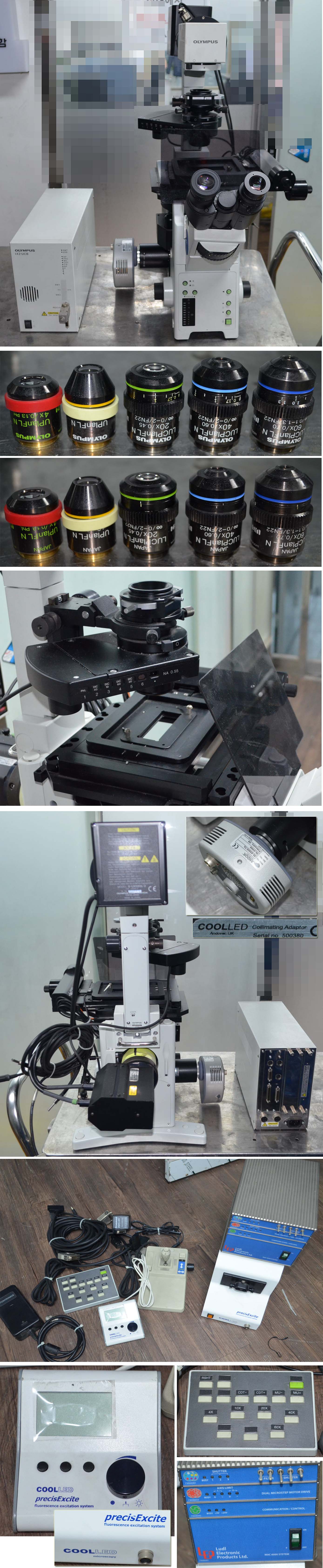 소리전자 - ★★★ 형광현미경 Olympus IX81 Microscope