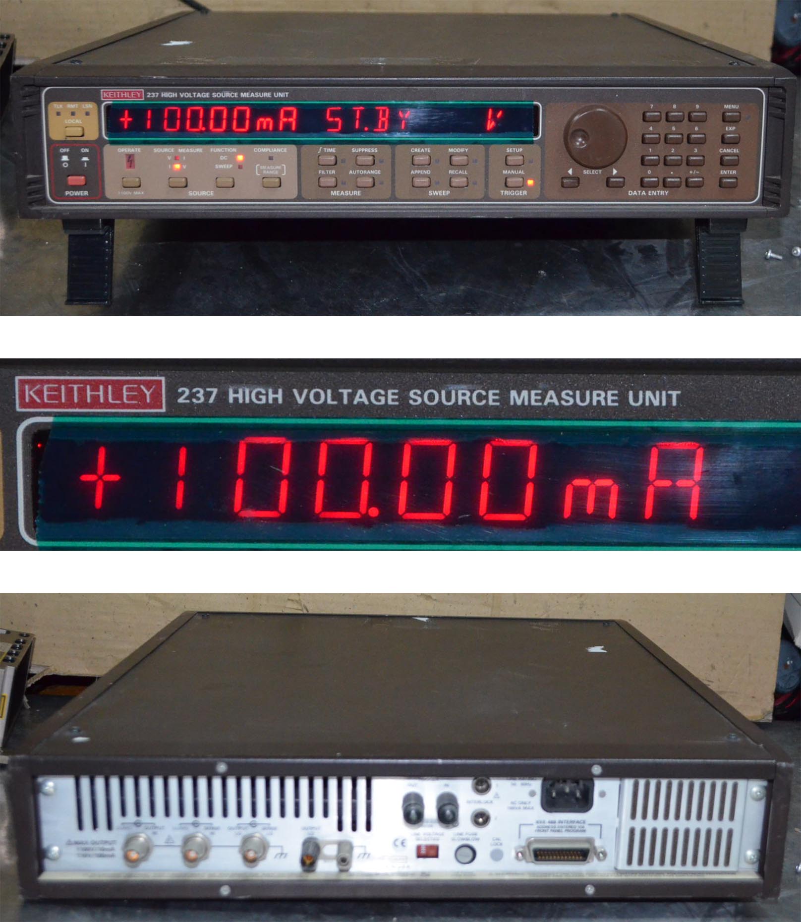 소리전자 - ★★★ KEITHLEY 237 High Voltage Source Measure Unit