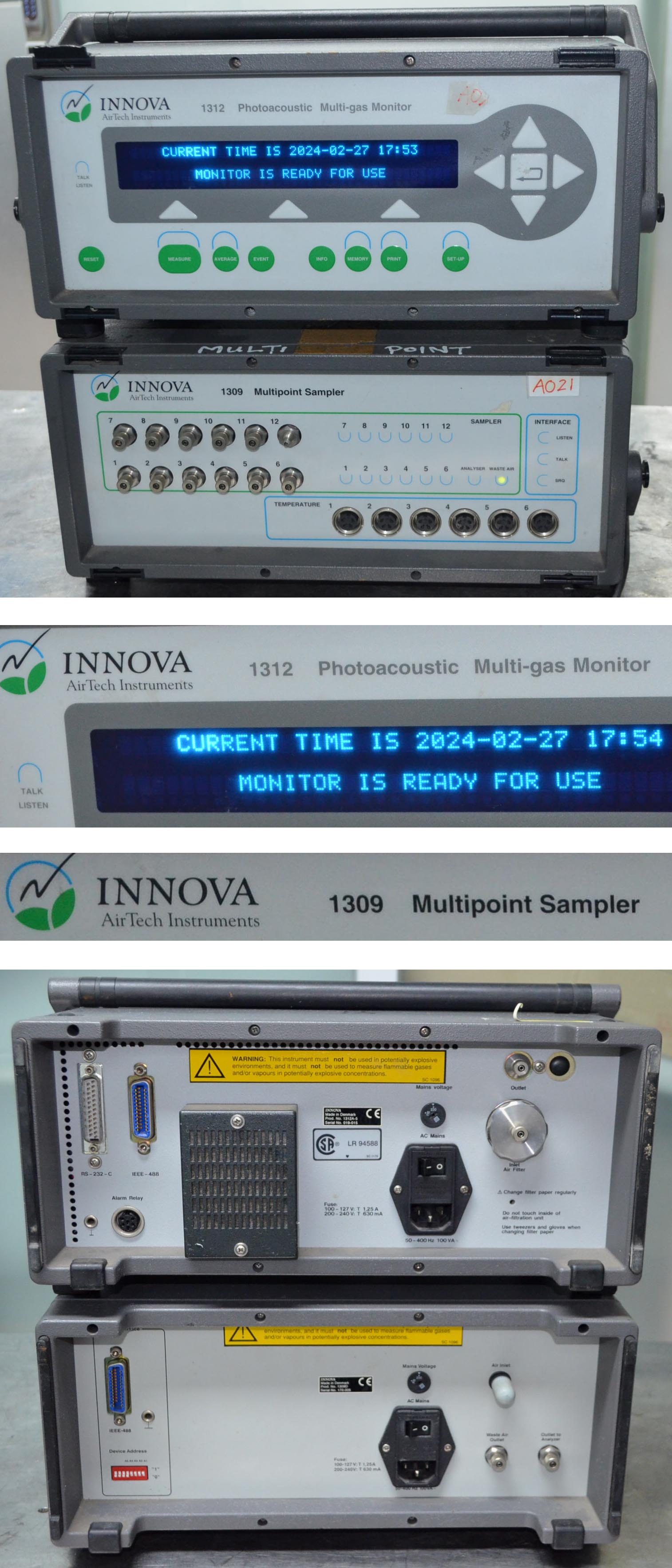 INNOVA Photoacoustic Multi-Gas Analyzer & 1309 Sampler ★★★ - 계측기-장터 - 소리전자