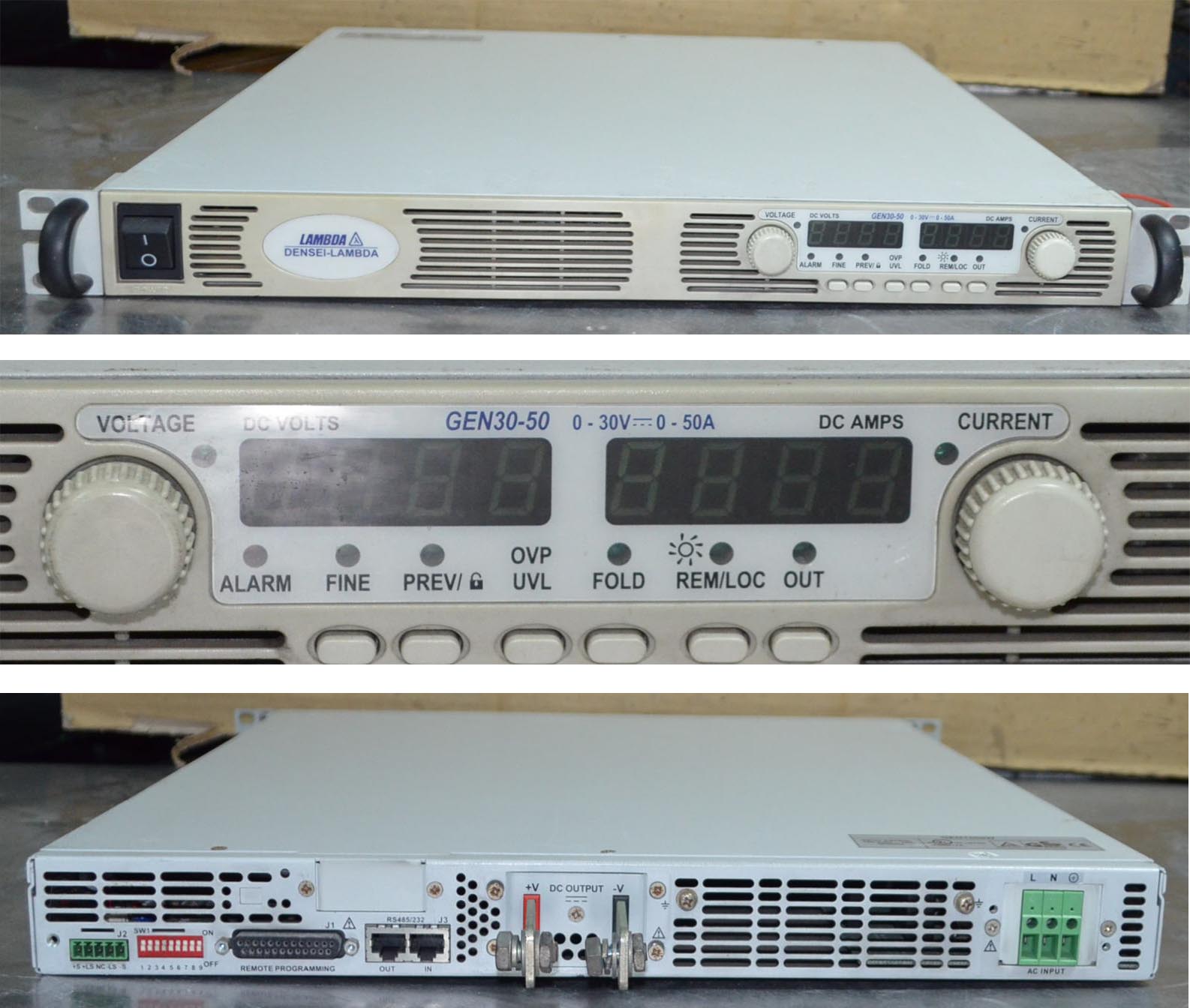 Lambda GEN30-50 DC Power Supply ★★★ - 계측기-장터 - 소리전자