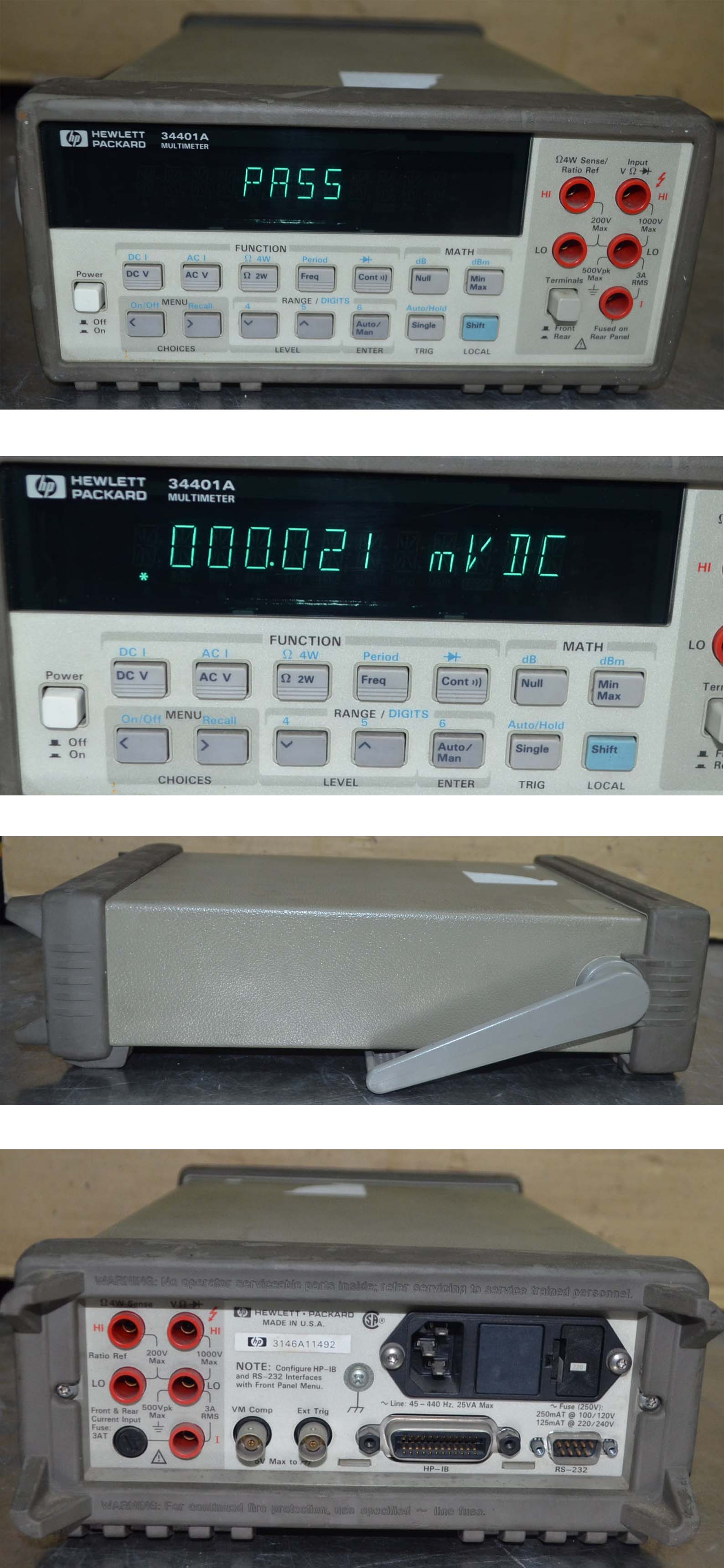 소리전자 - ★★★ HP 34401A Multimeter