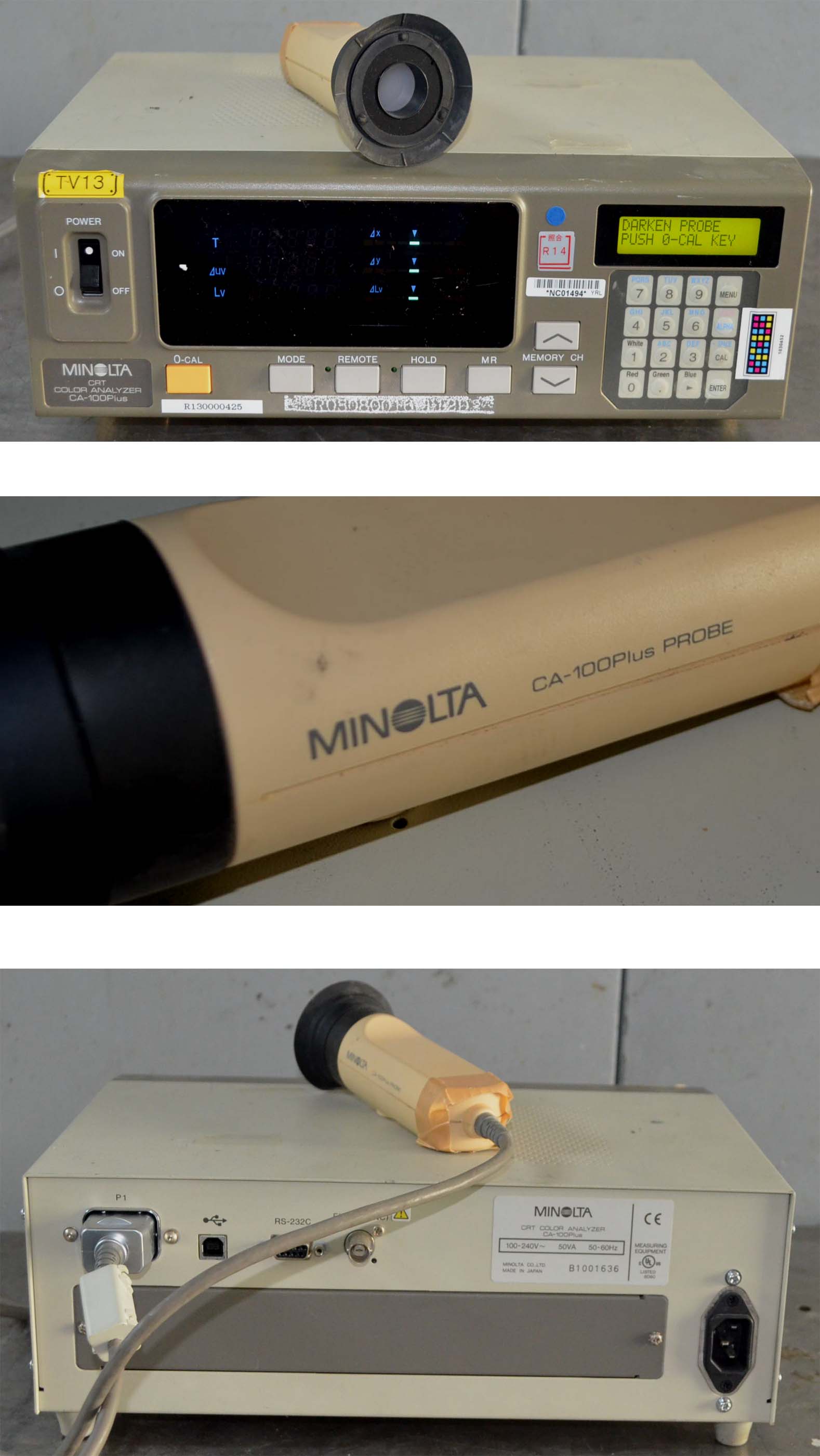 소리전자 - ★★★ MINOLTA CRT Color Analyzer CA-100Plus