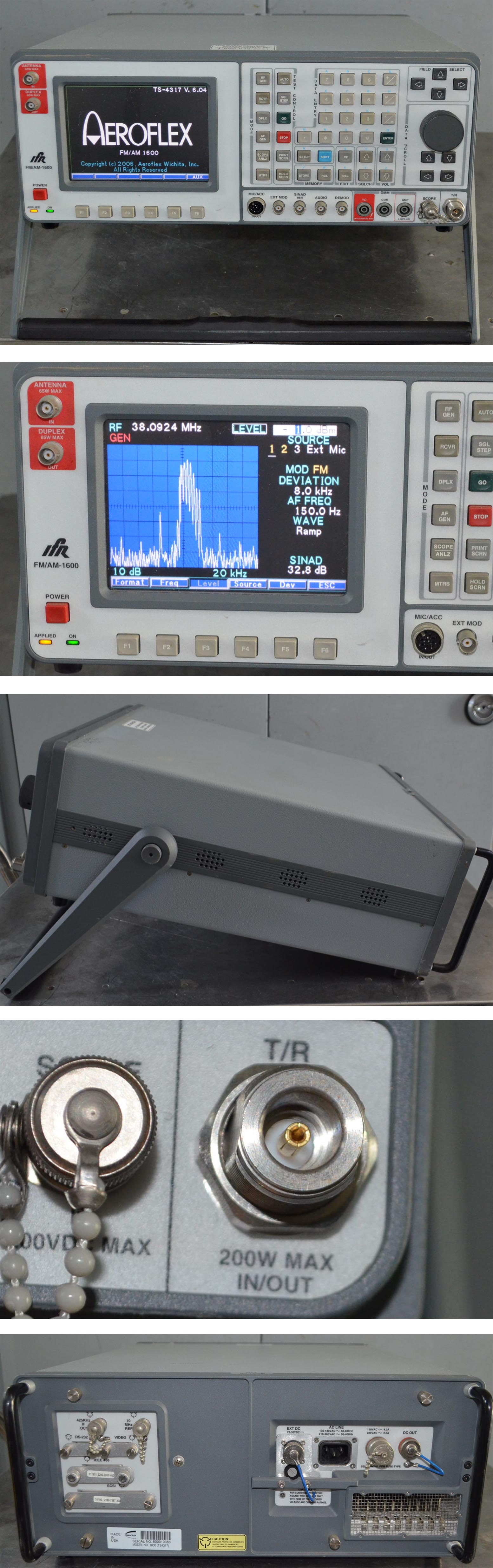 소리전자 - ★★★ IFR 1600 Service Monitor