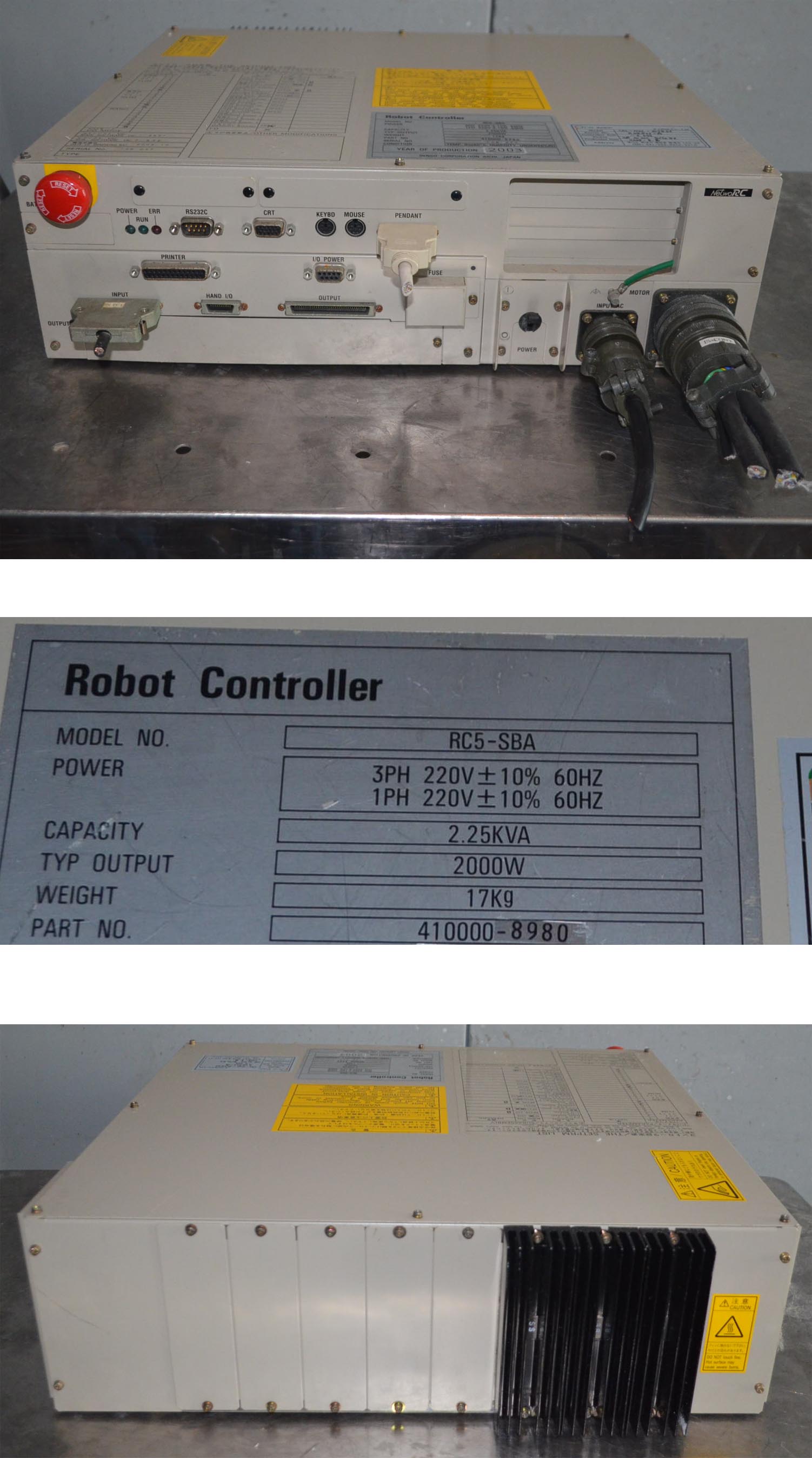 DENSO RC5-SBA Robot Controller ★★★ - 계측기-장터 - 소리전자