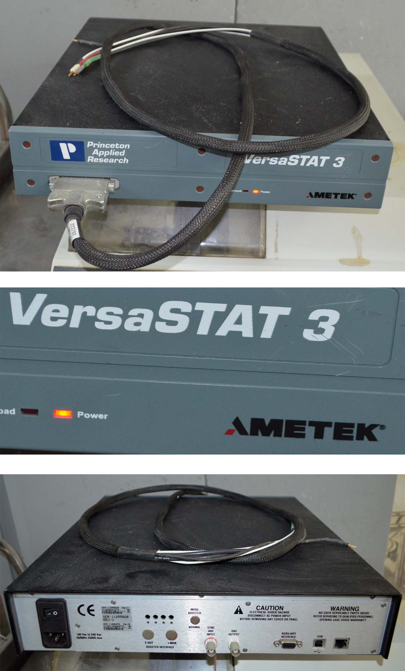 AMETEK Princeton Applied Research VersaSTAT 3 ★★★ - 계측기-장터 - 소리전자