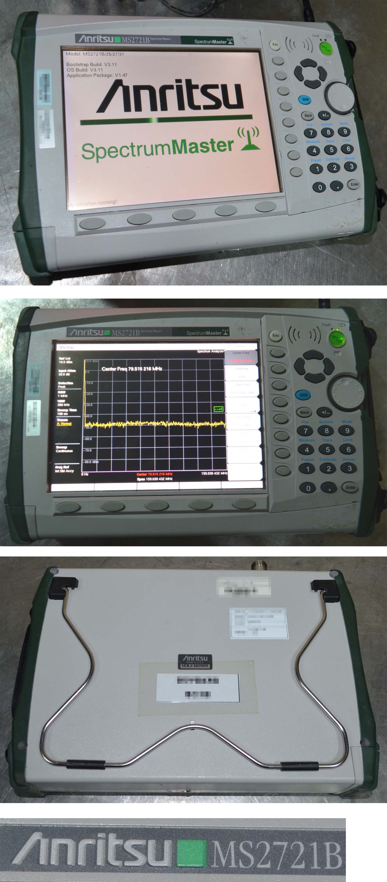 Anritsu MS2721B HandHeld Spectrum Master Analyzer ★★★ - 계측기-장터 - 소리전자