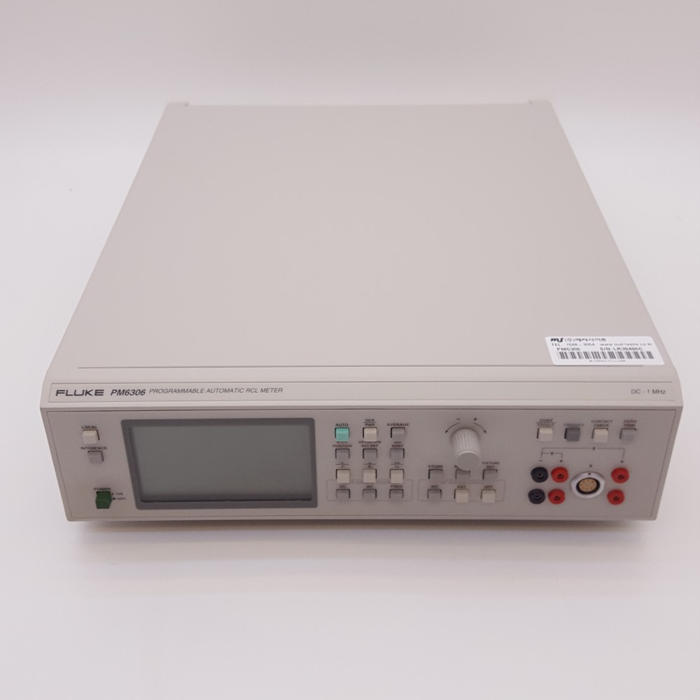 PM6306 / FLUKE / Programmable RCL Meter | 중고계측기 전문 (주)메타사이트