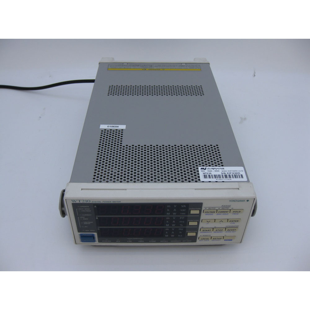 WT210 / YOKOGAWA / Digital Power Meter | 중고계측기 전문 (주)메타사이트